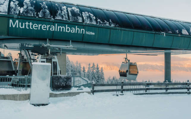 Skiing with the best views of Muttereralm - Gopass Blog