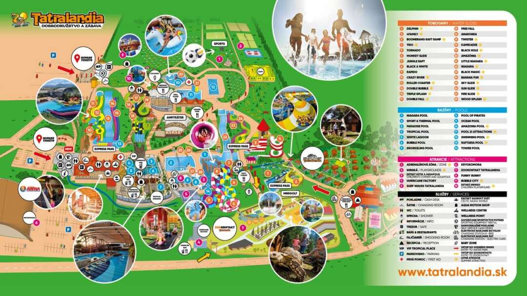 Park wodny Tatralandia: atrakcje dla dzieci, relaks dla dorosłych