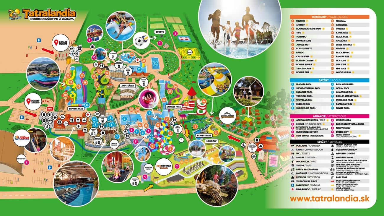 Park wodny Tatralandia: atrakcje dla dzieci, relaks dla dorosłych