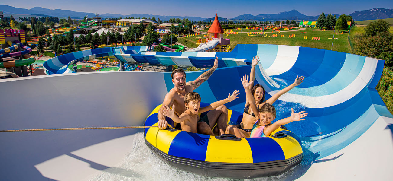 Vodní park Tatralandia: atrakce pro děti, relaxace pro dospělé